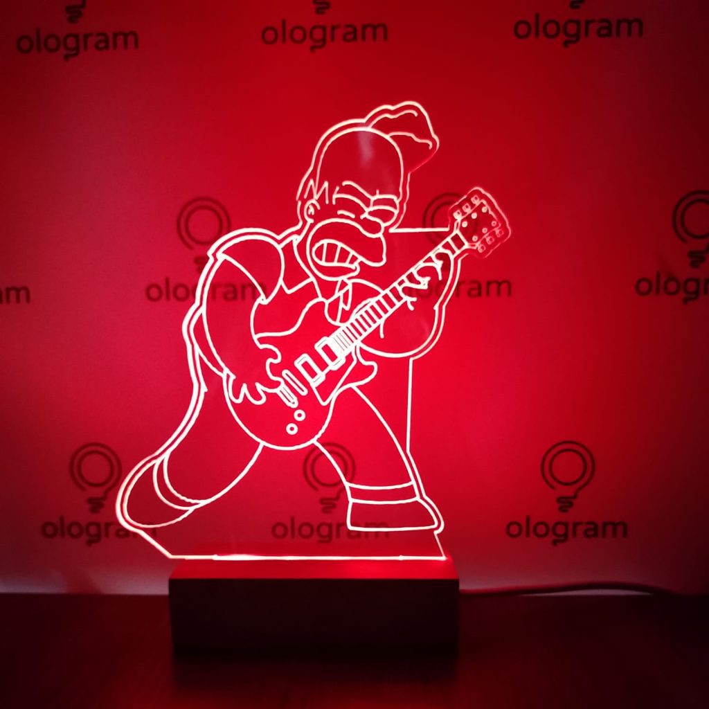 Homero Simpson (rockero) – OLOGRAM